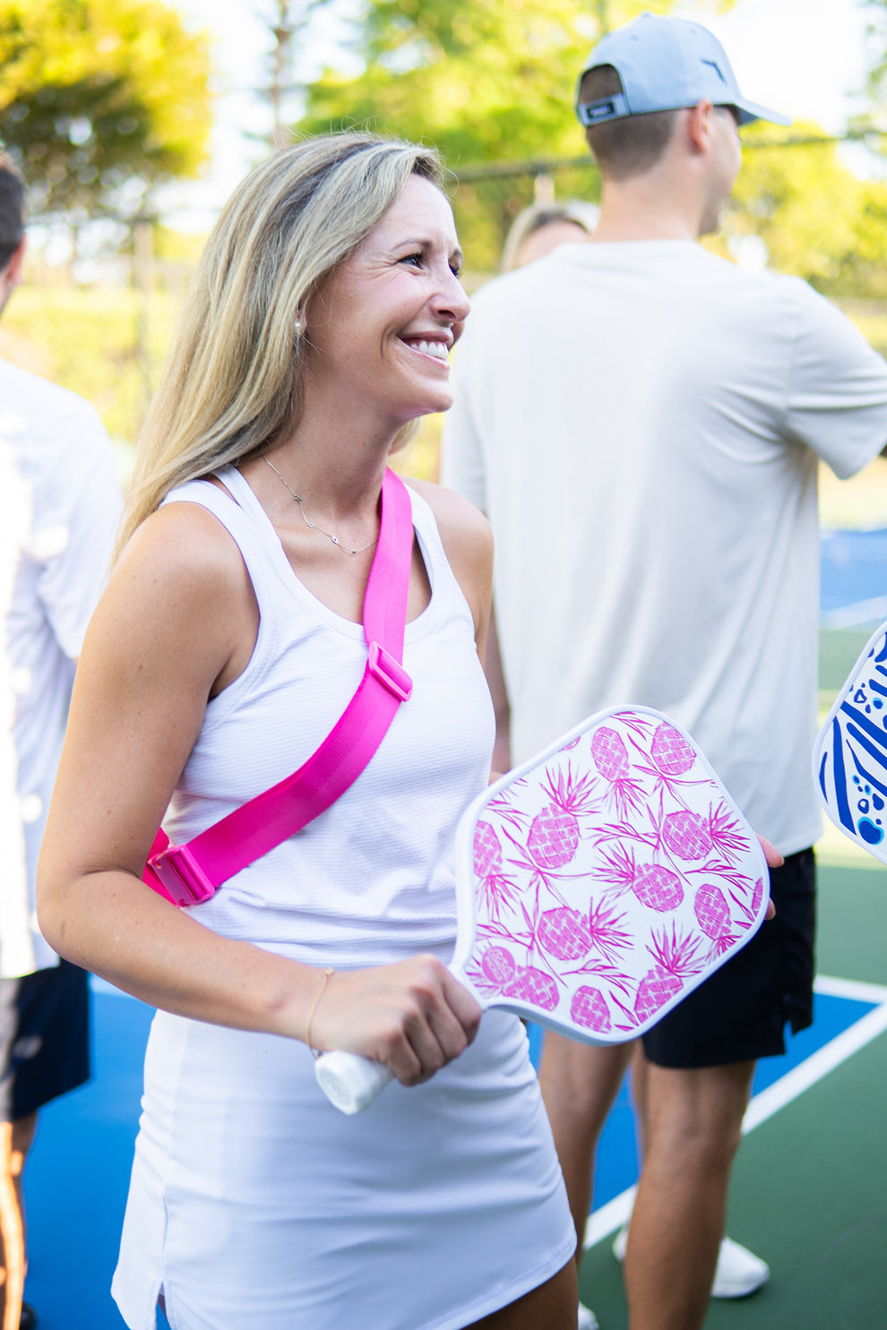 Pineapple Punch ~ Pink Pickleball Paddle – Coastal Pickle